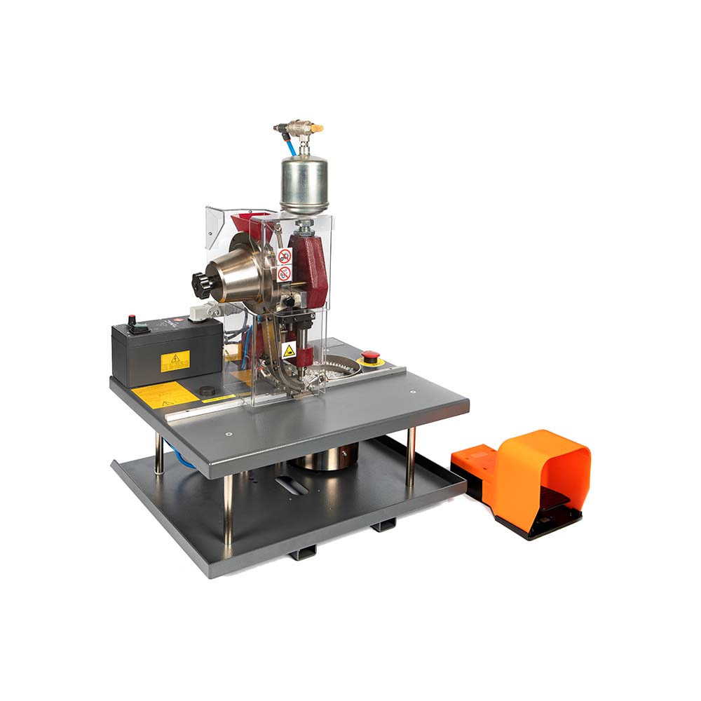 GEPO/AV pneumatic eyeleting machine • GMG snc di Gallinaro Lorenzo & C.
